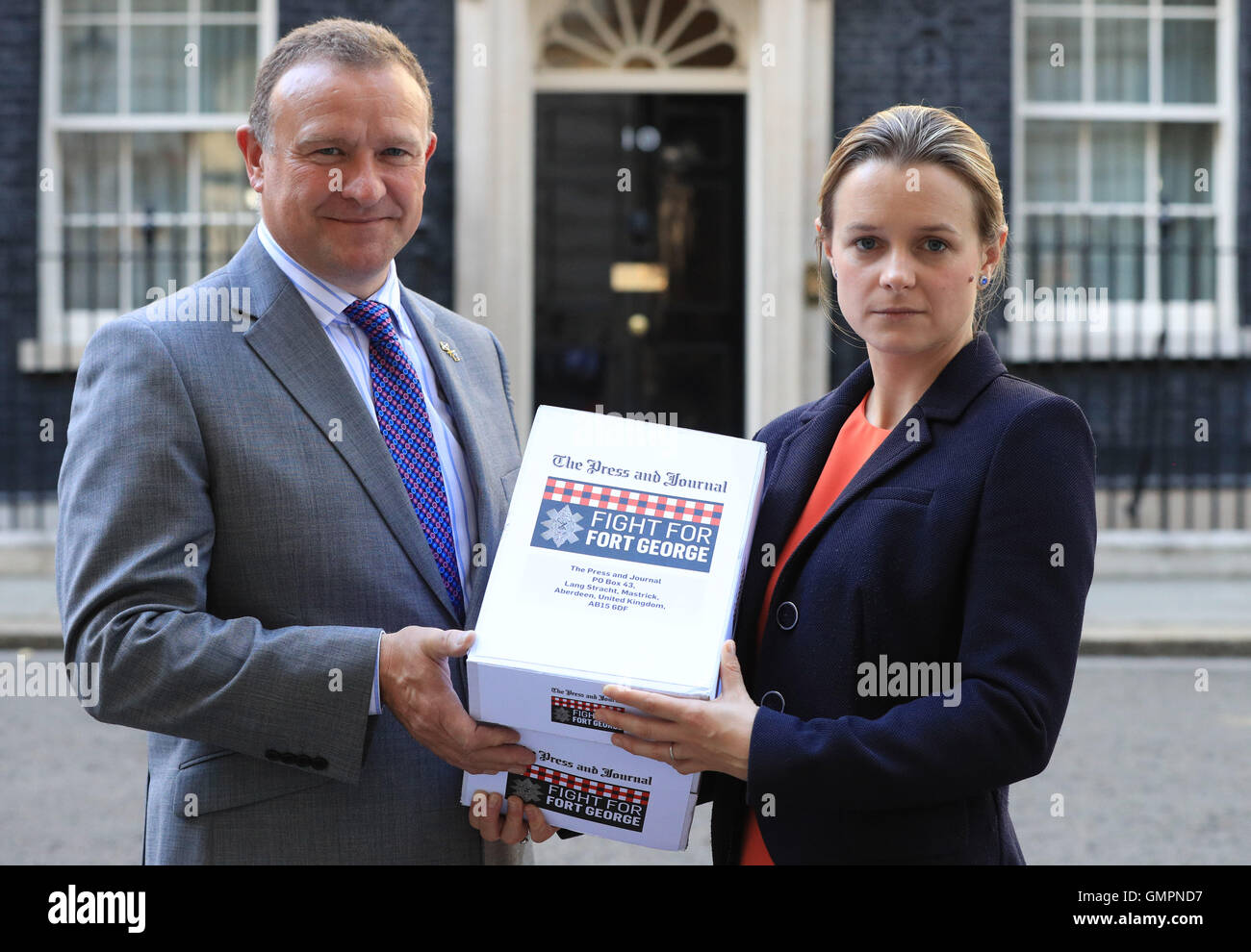Press & Journal reporter Lindsay Razaq (right) and Drew Hendry, MP for ...