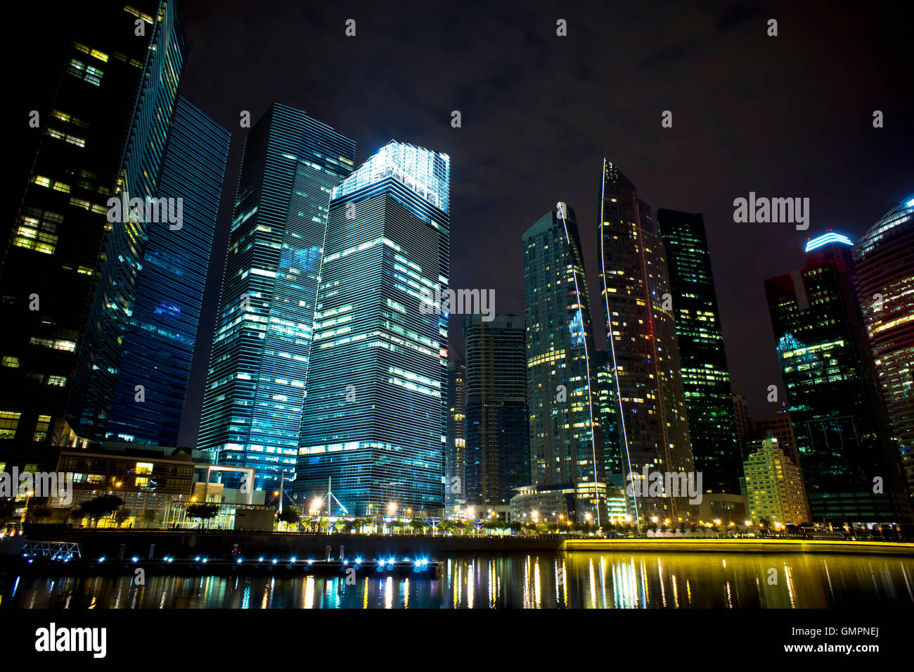 City night view Stock Photo - Alamy
