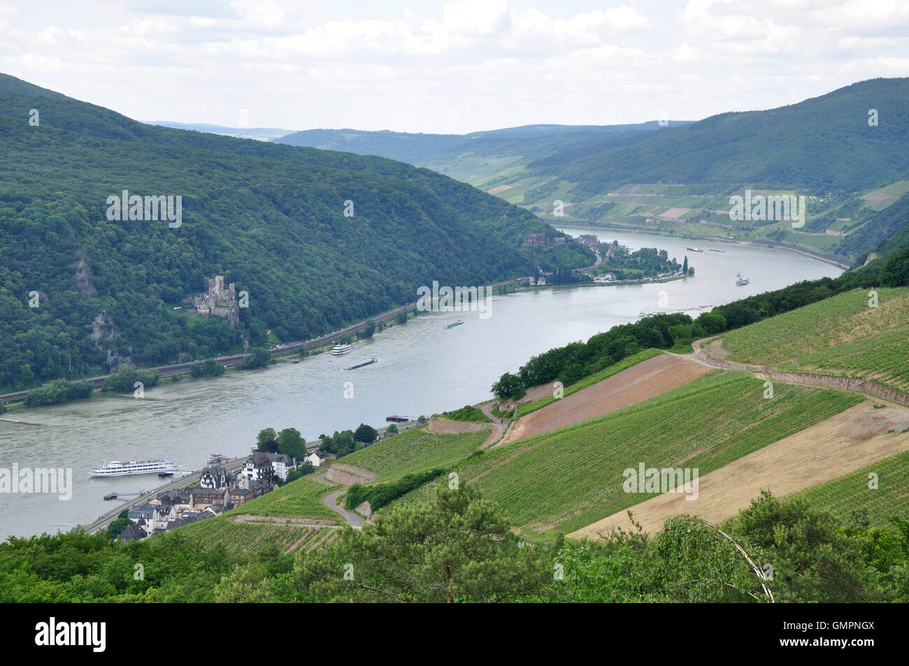 Upper Middle Rhine Valley Stock Photo - Alamy