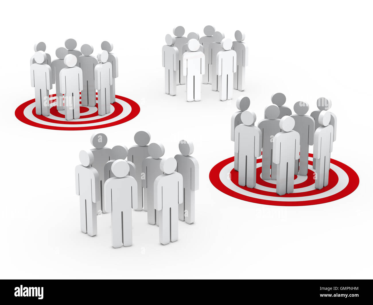 3d team leader boss company red teamwork hi-res stock photography and ...