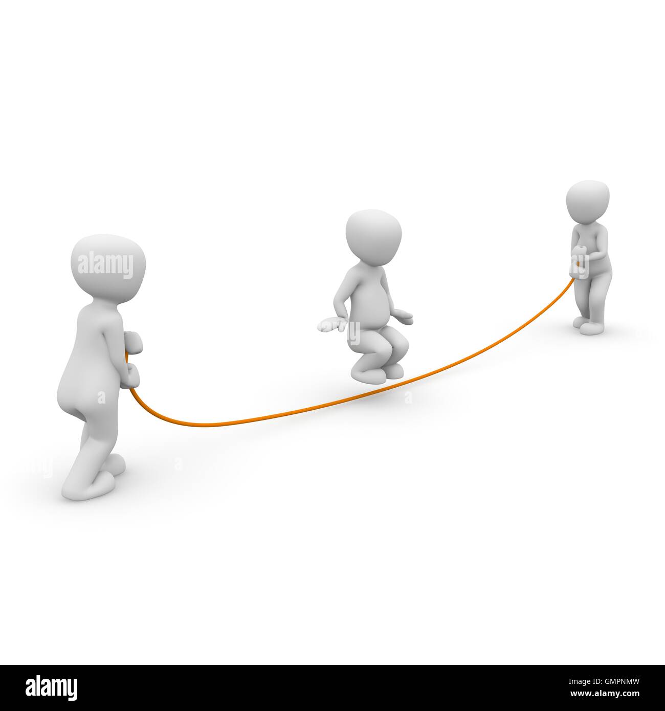 three jump rope Stock Photo - Alamy