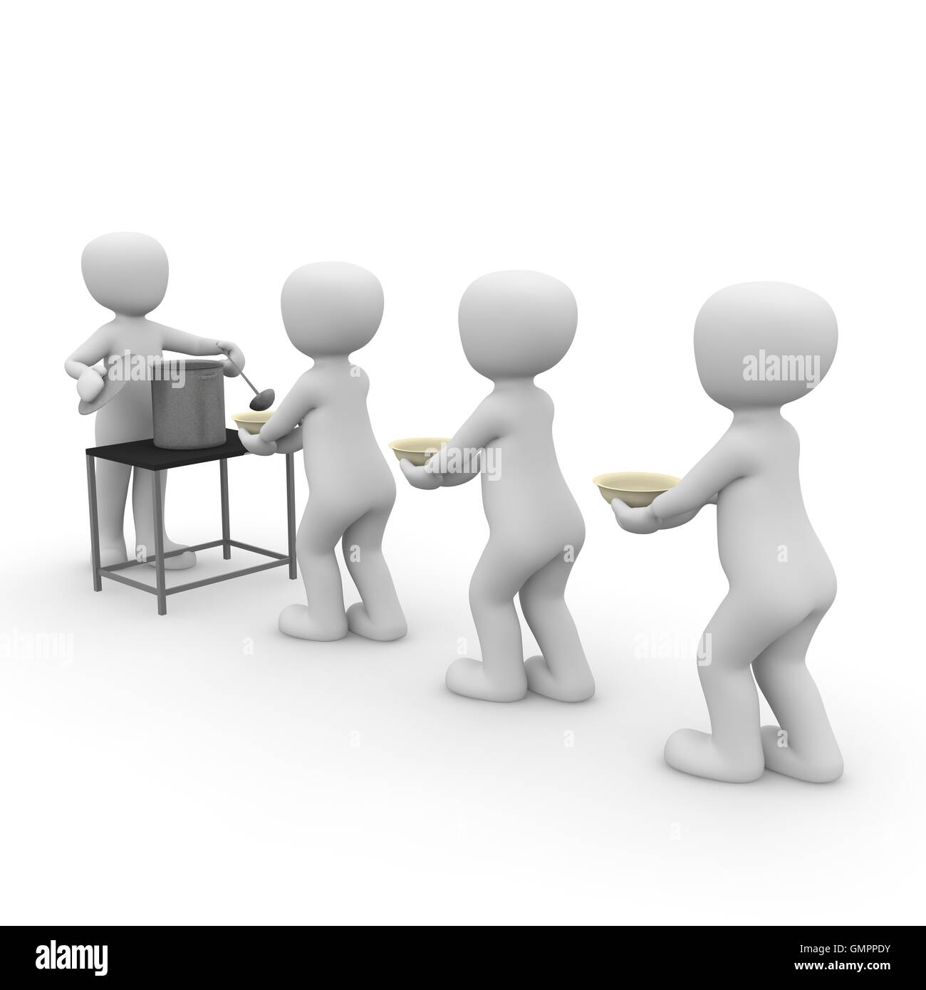 Canteen staff Cut Out Stock Images & Pictures - Alamy