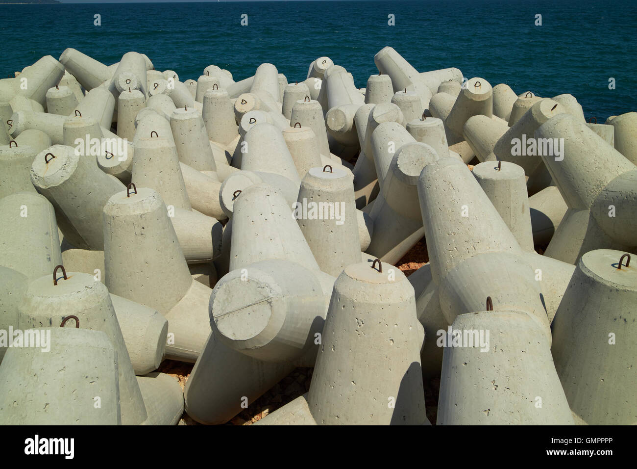 tetrapods on the Black Sea Stock Photo - Alamy