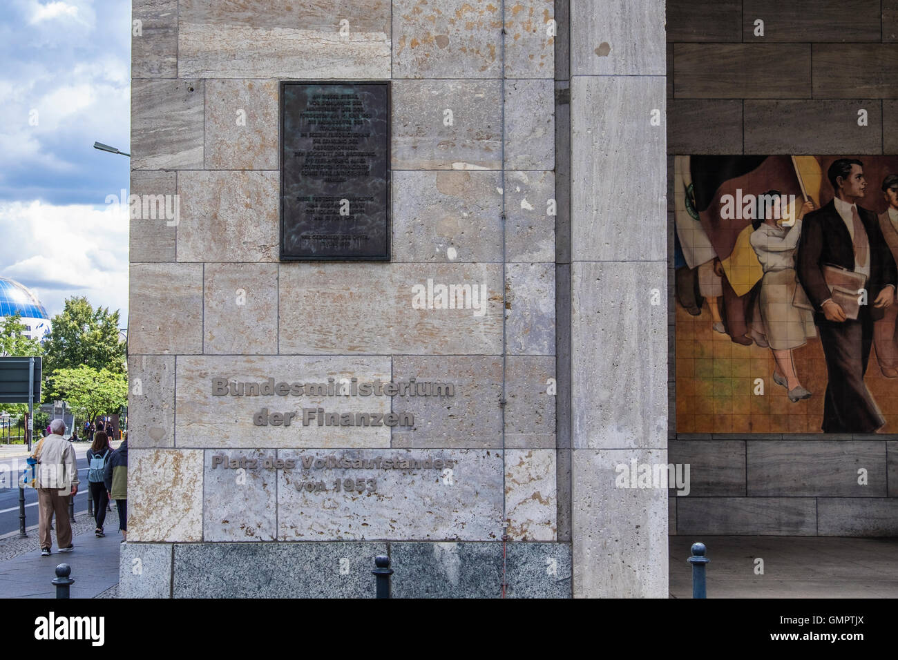 Bundesfinanzministerium, German Ministry of Finance building. Berlin ...