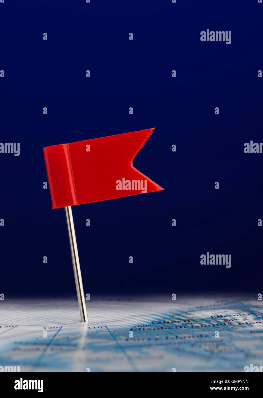 Map push pin hi-res stock photography and images - Alamy