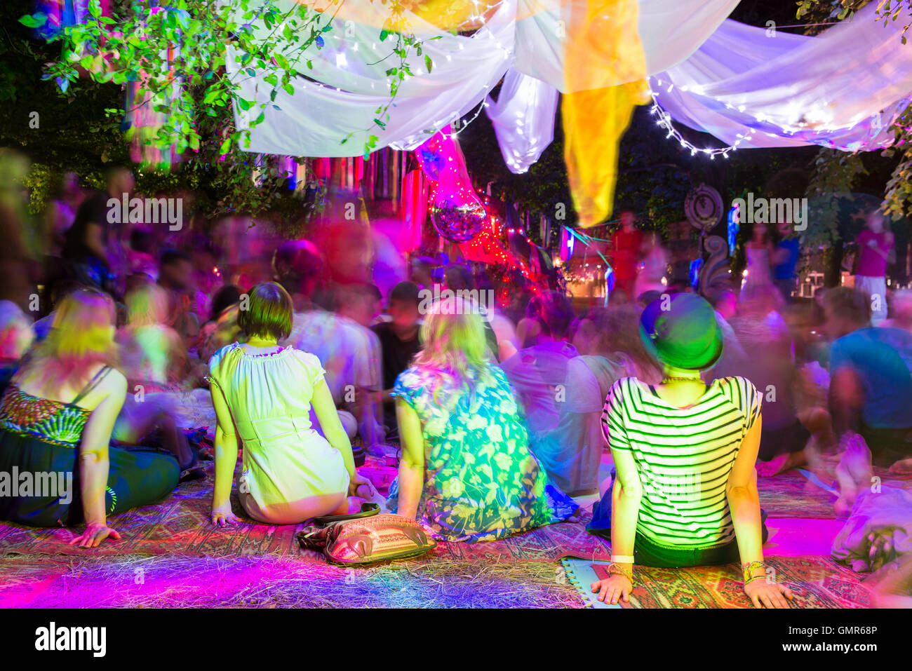 Party tent dusk hi-res stock photography and images - Alamy