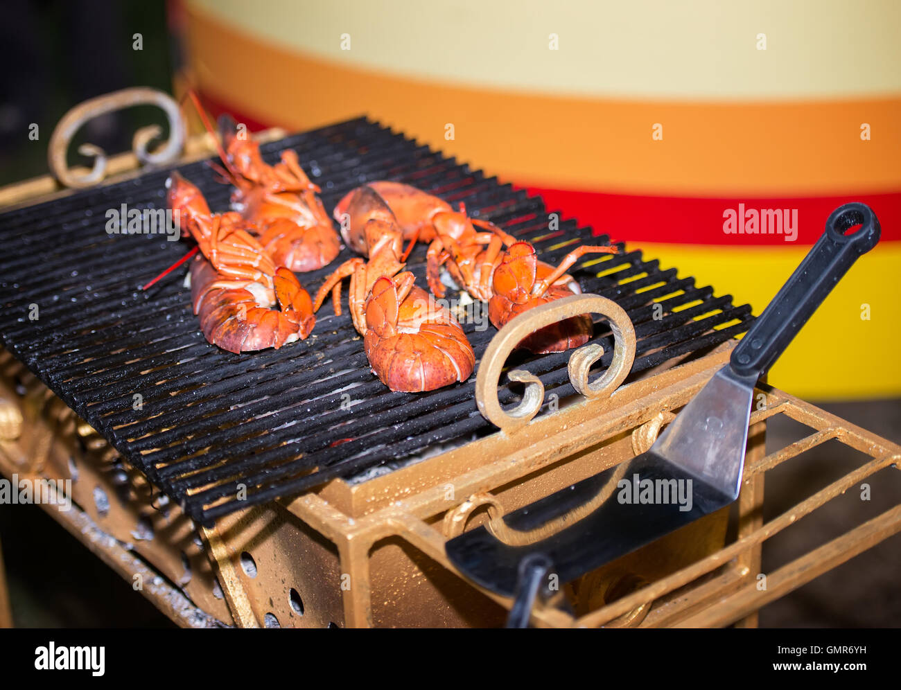 Lobster tail meal hi-res stock photography and images - Alamy