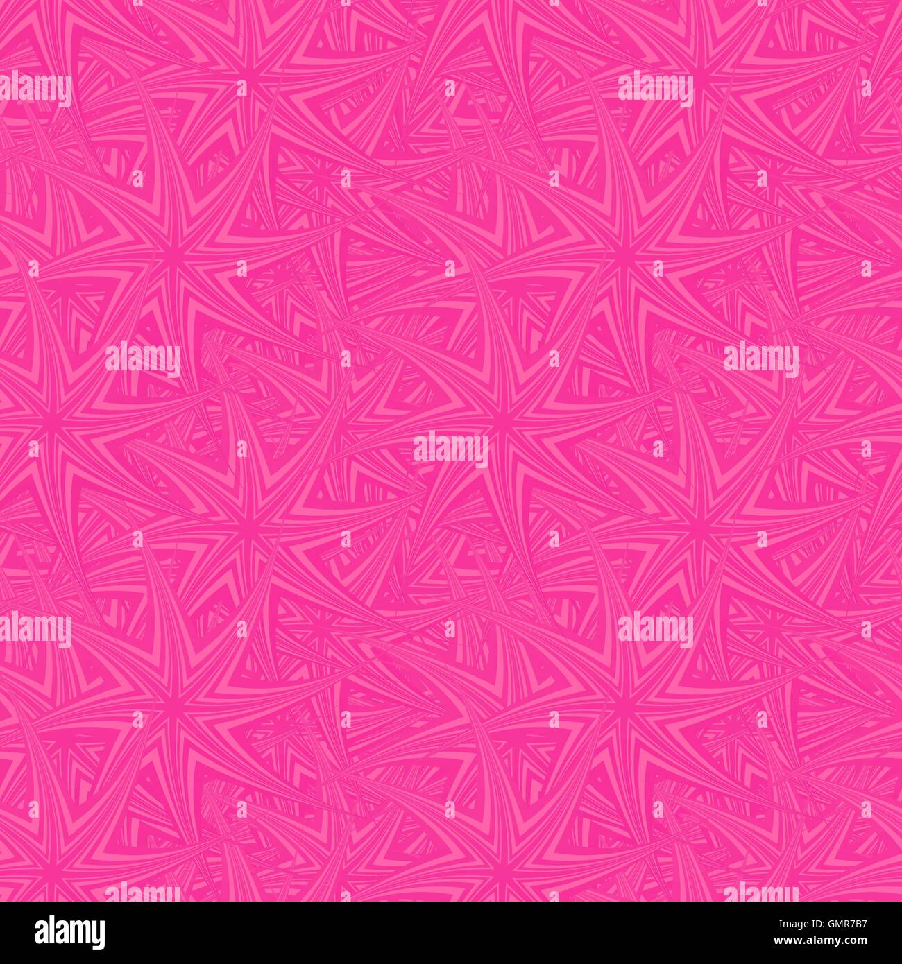 Pink seamless curved star pattern background Stock Vector Image & Art ...
