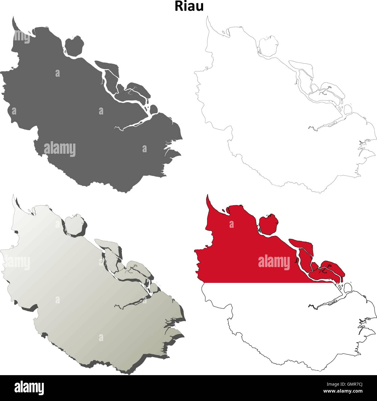 Map of riau hi-res stock photography and images - Alamy
