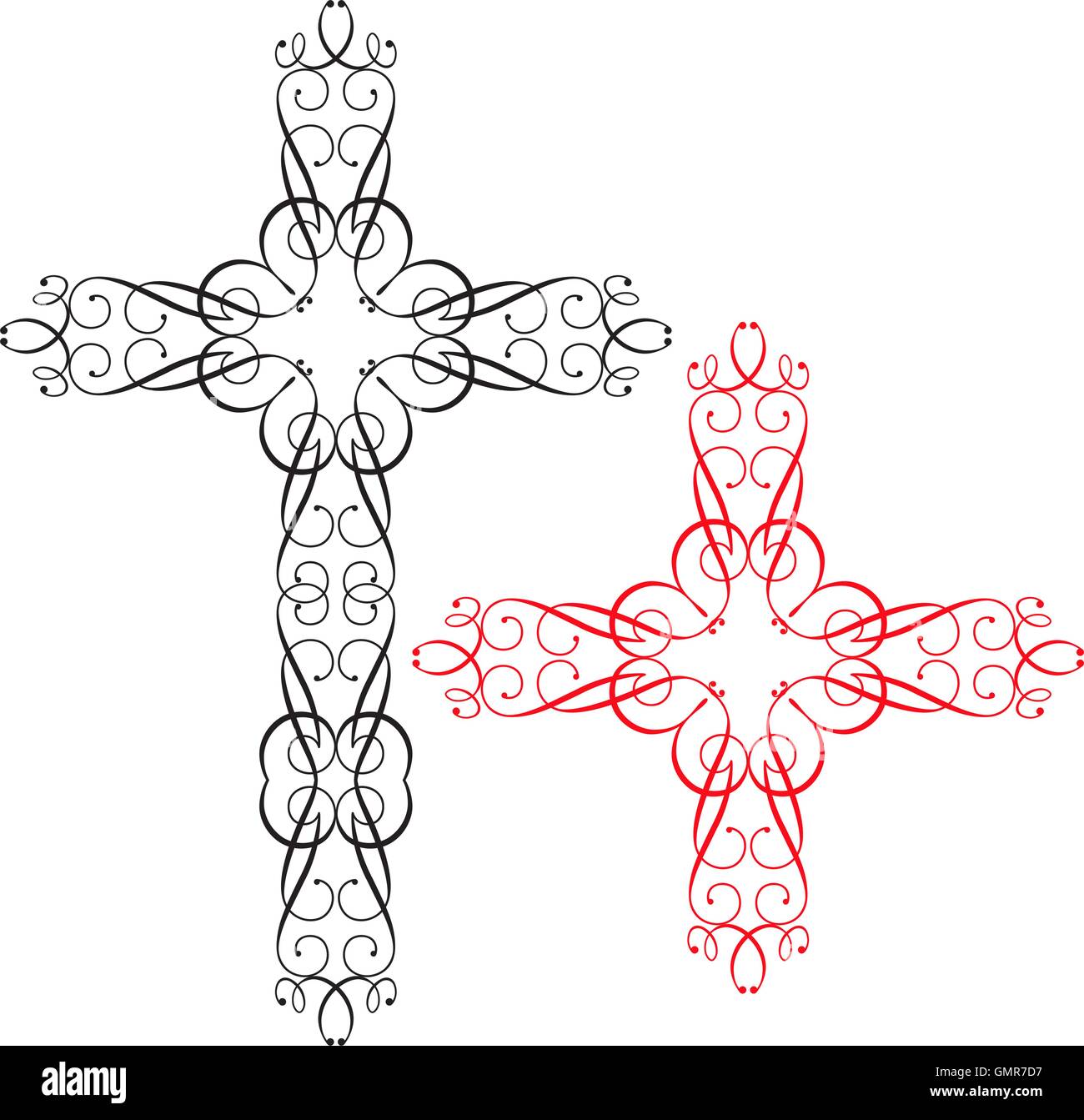 Cross Christian Design Stock Vector Image & Art - Alamy