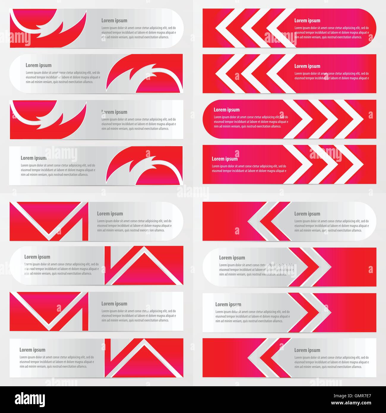 pack banner design 4 item pack pink color Stock Vector Image & Art - Alamy