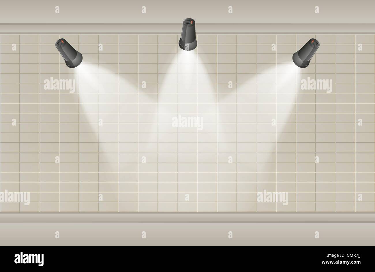 Concrete interior wall Stock Vector Images - Alamy