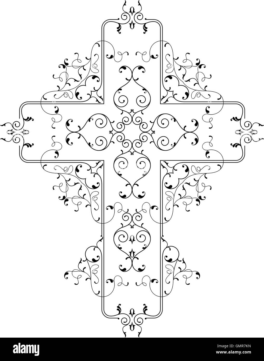 Cross Christian Design Stock Vector Image & Art - Alamy