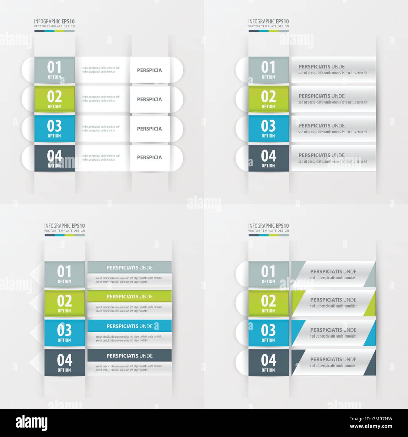 design banner template green, blue, gray color Stock Vector Image & Art ...