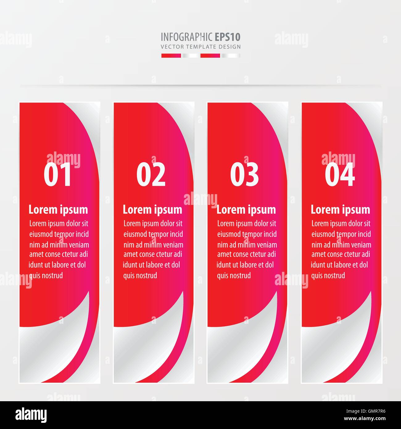 Arrow Banner Design pink color Stock Vector Image & Art - Alamy