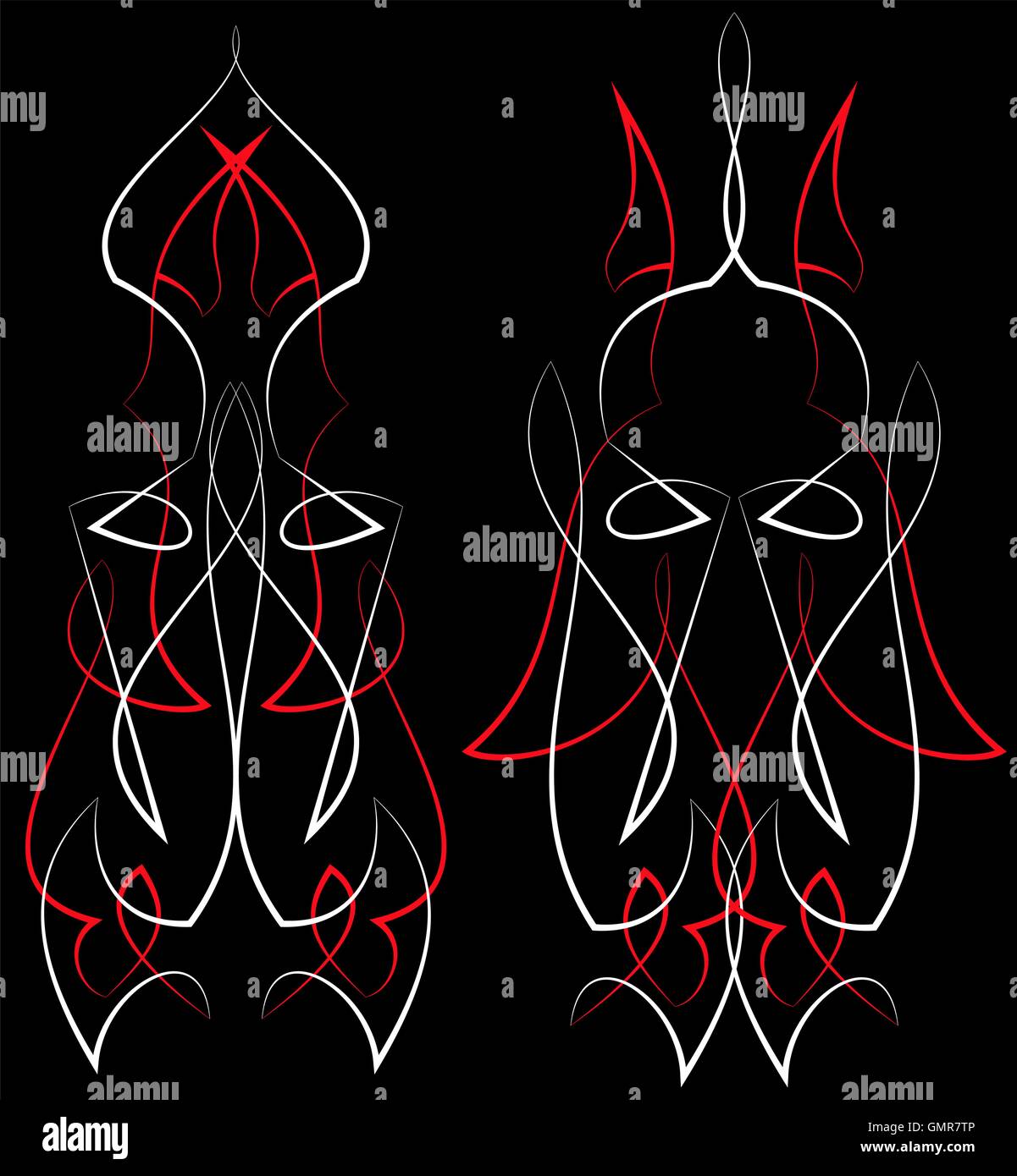 Pinstripe Graphics : Vinyl Ready Stock Vector Image & Art - Alamy