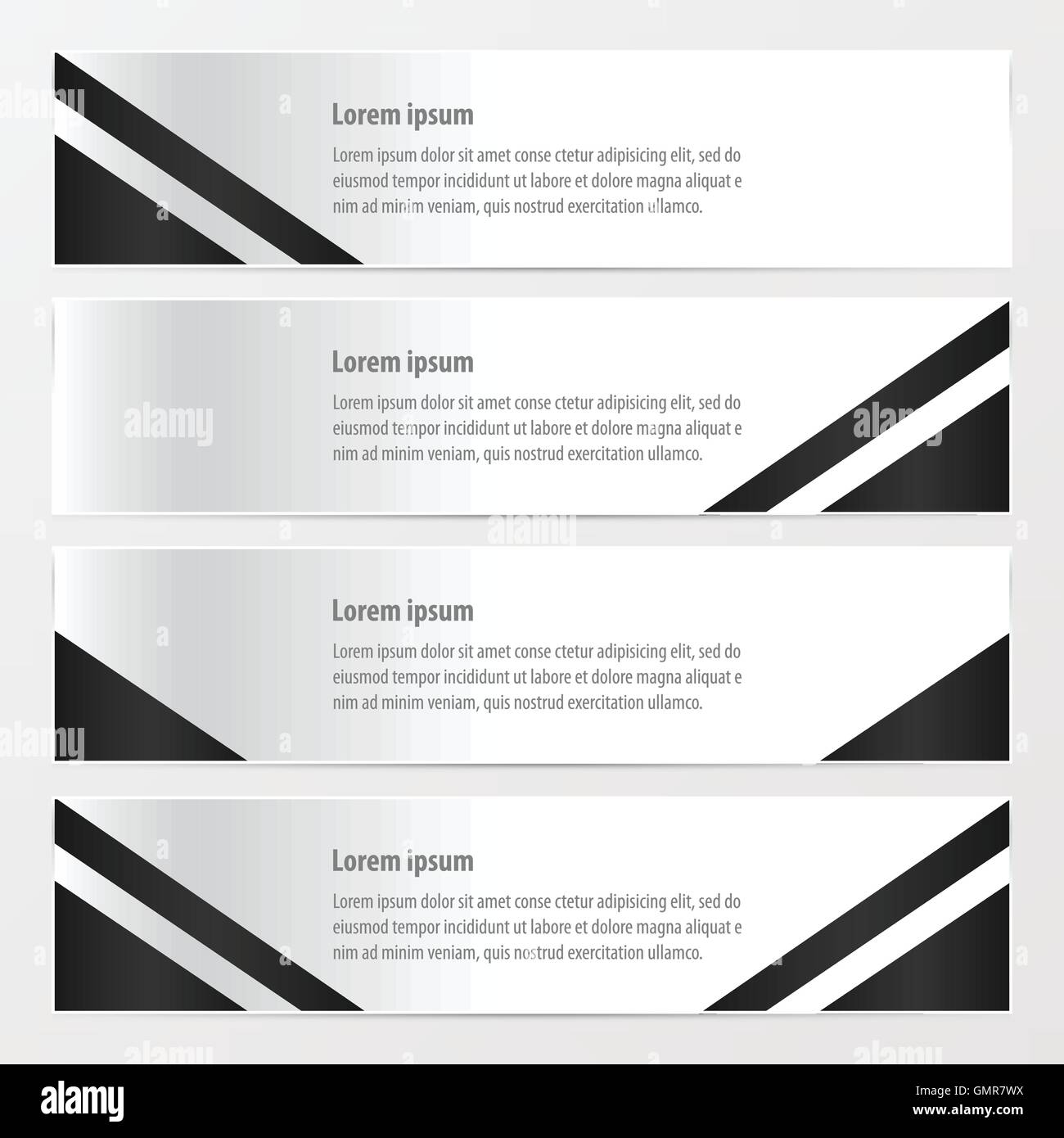 moden banner black and white color Stock Vector Image & Art - Alamy