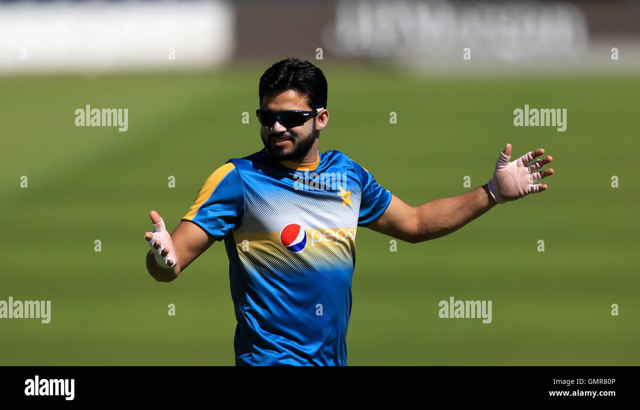 Pakistan captain Azhar Ali during a nets session at Lord's, London ...