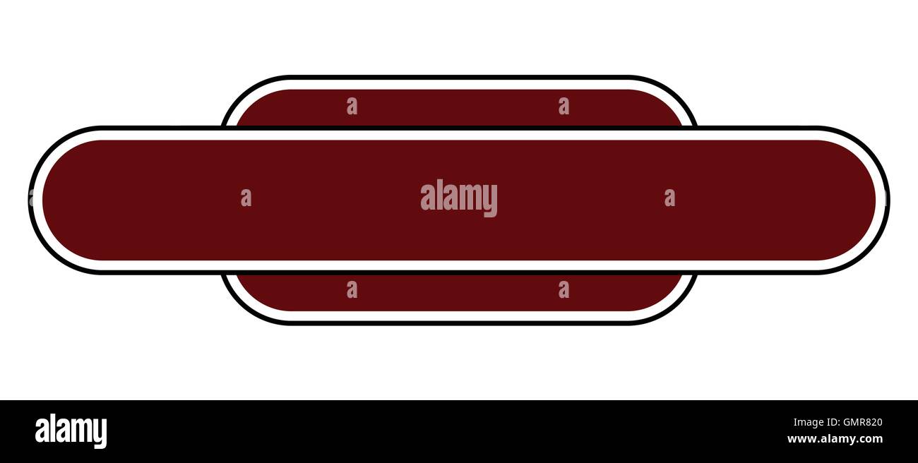 Plaque name plate Stock Vector Images - Alamy