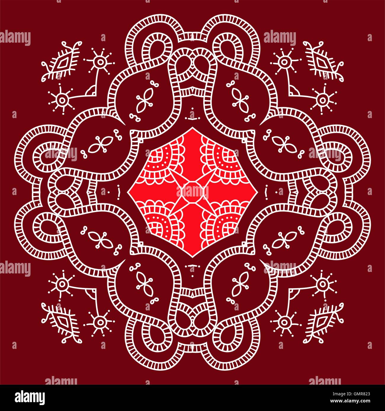 India village wall Stock Vector Images - Alamy