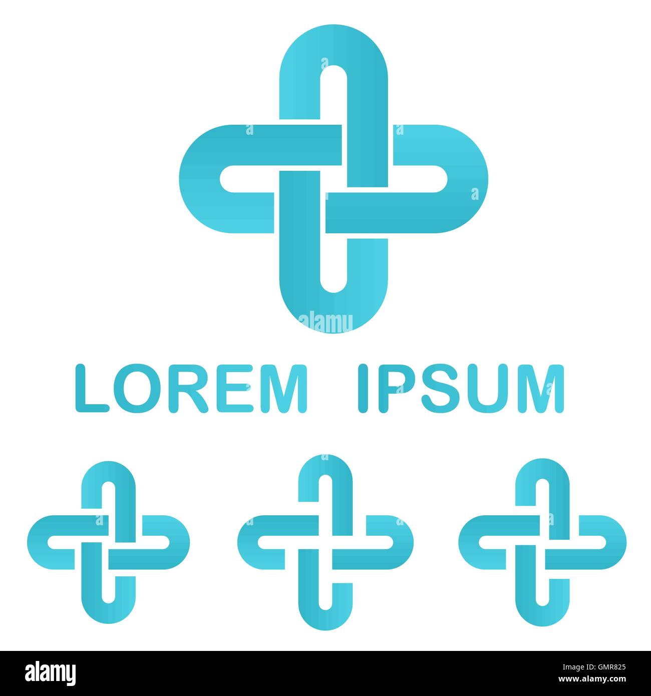 Cyan cycle icon design template set Stock Vector Image & Art - Alamy