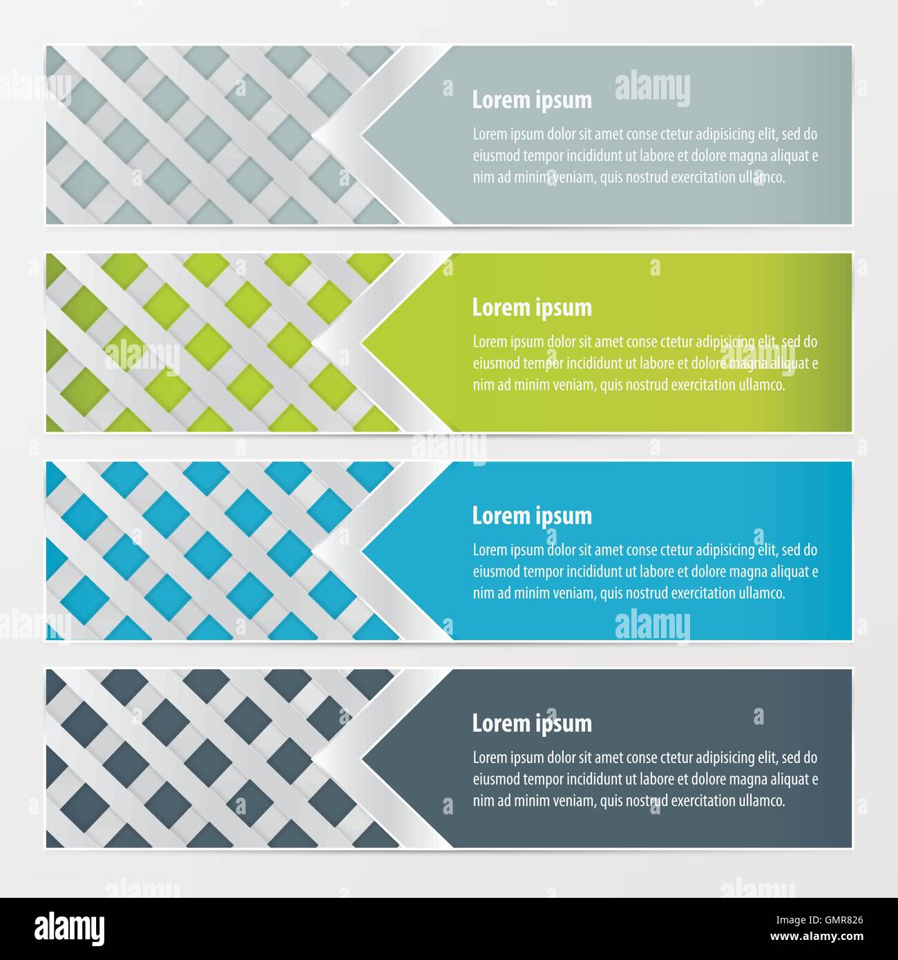 weave banner design Green, blue, gray color Stock Vector Image & Art ...