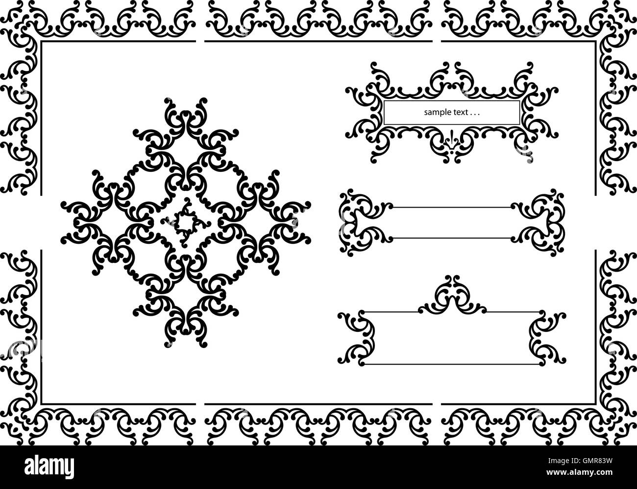 Frame Border Design Stock Vector Image & Art - Alamy