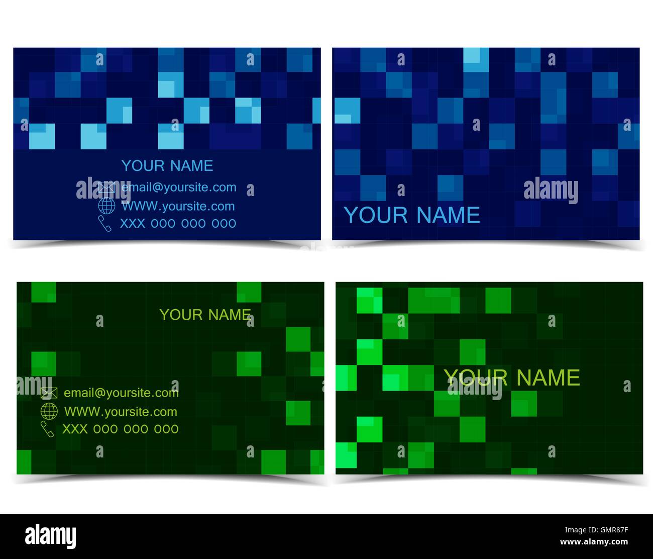 Vector Business Cards Stock Vector Image & Art - Alamy