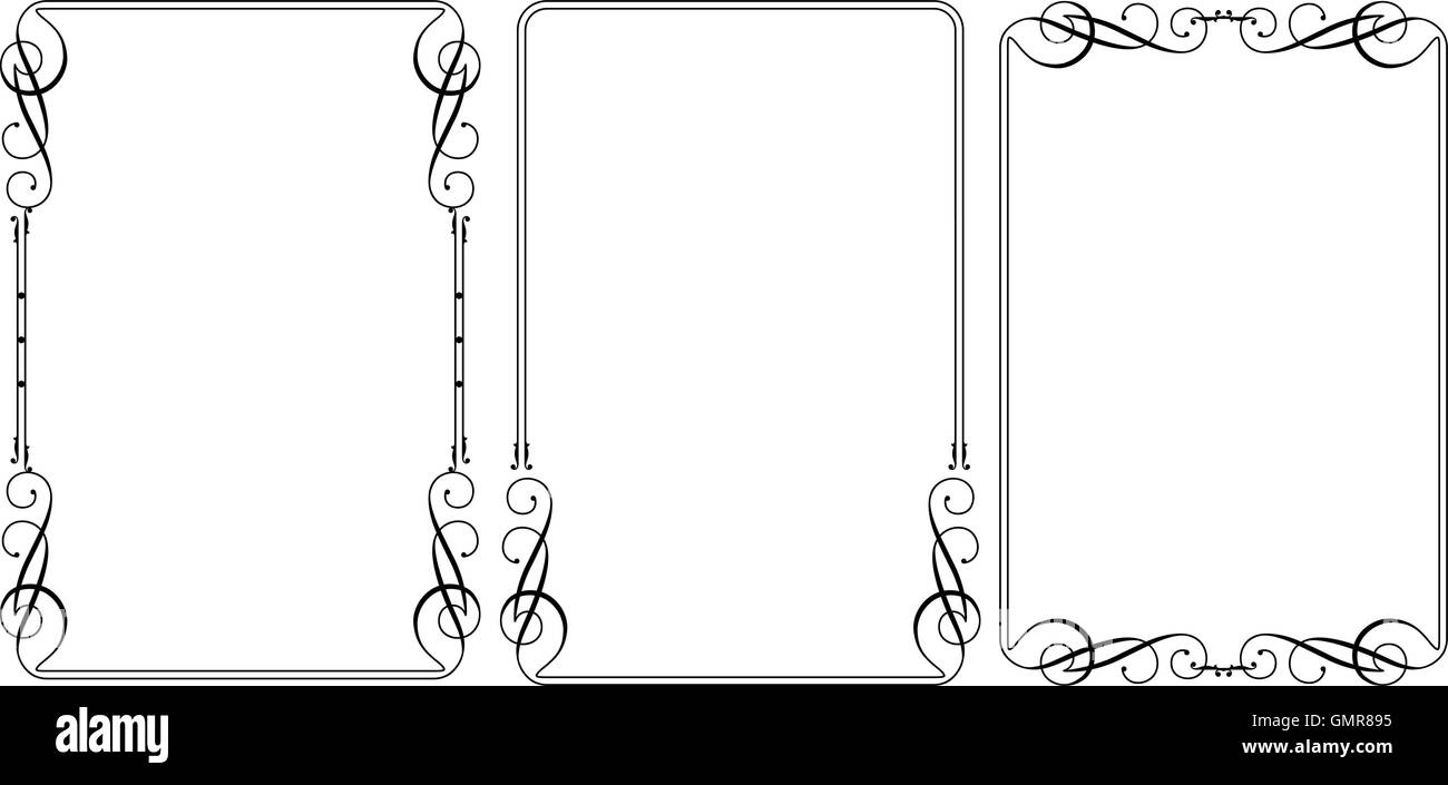 Frame Border Design Stock Vector Image & Art - Alamy