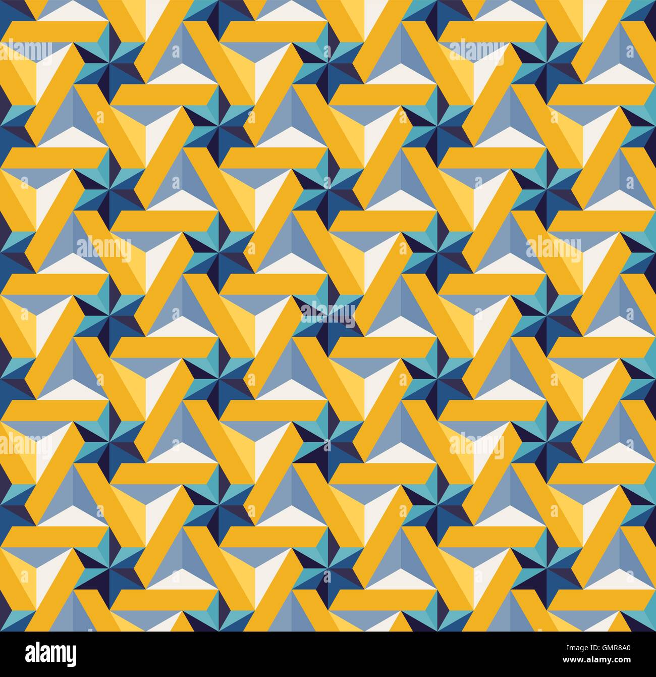 Vector Seamless Blue Yellow Triangle Star Tiling Pattern Stock Vector ... Vector Seamless Blue Yellow Triangle Star Tiling Pattern Stock Vector ...
