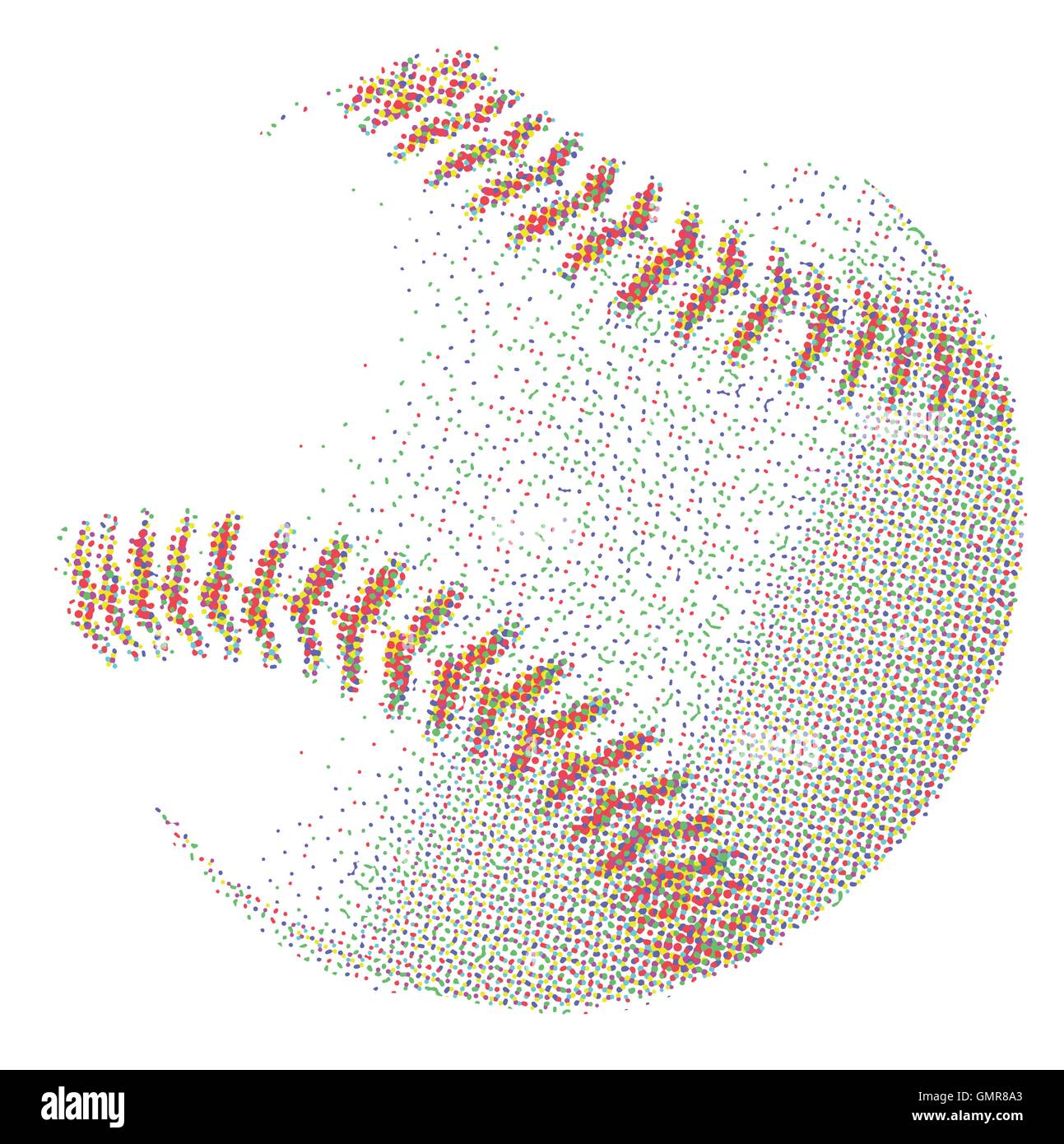 Half Tone Baseball Stock Vector Image & Art - Alamy