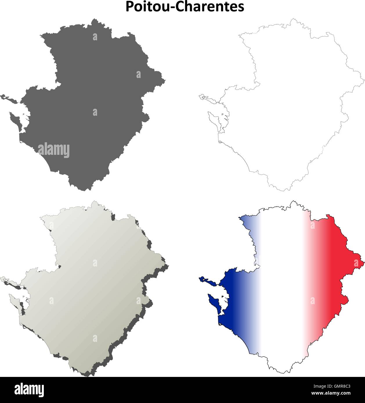 Map of poitiers hi-res stock photography and images - Alamy