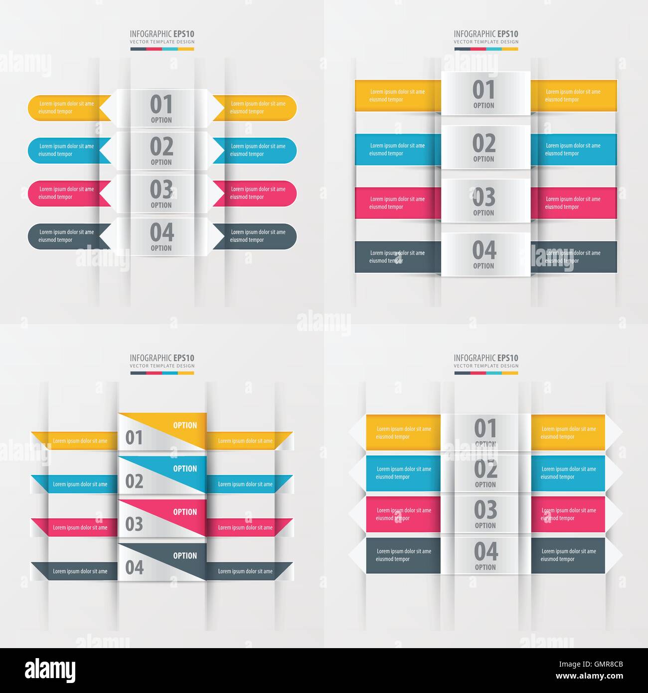 template design banner yellow, blue, pink Stock Vector Image & Art - Alamy