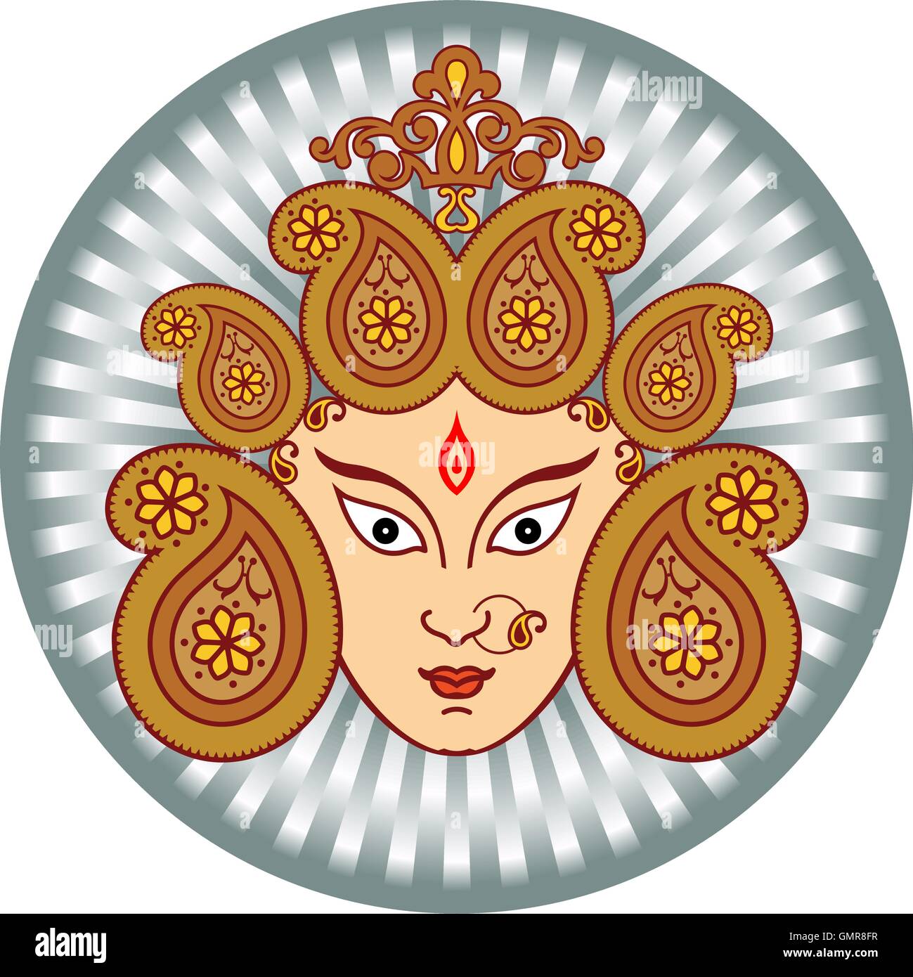 Durga Stock Vector Images - Alamy