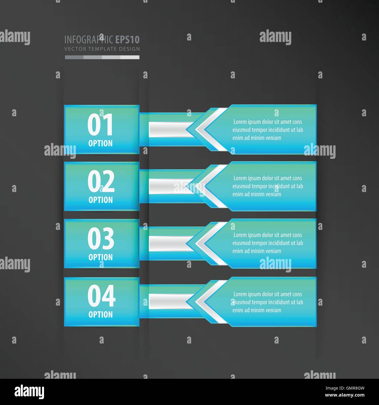 banner design arrow style neon blue Stock Vector Image & Art - Alamy