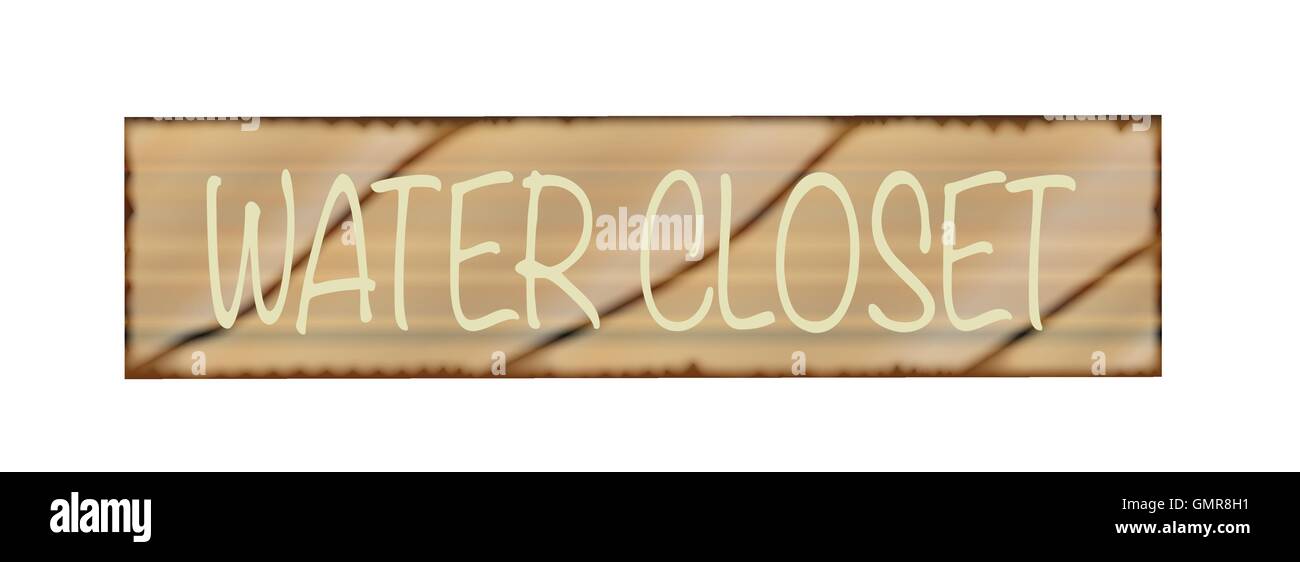 Water closet sign Cut Out Stock Images & Pictures - Alamy