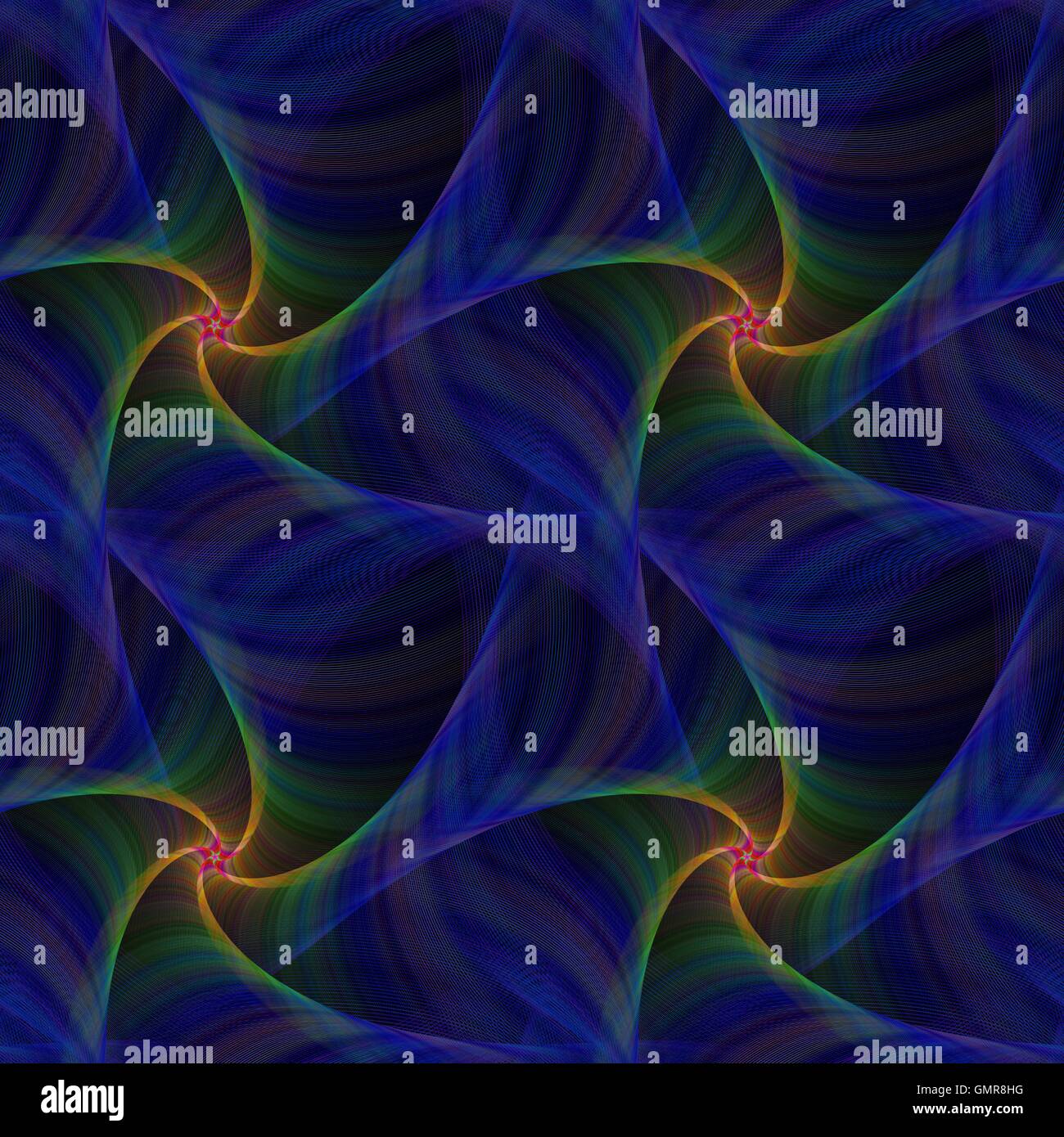 Dark blue repeating vector fractal veil pattern Stock Vector Image ...