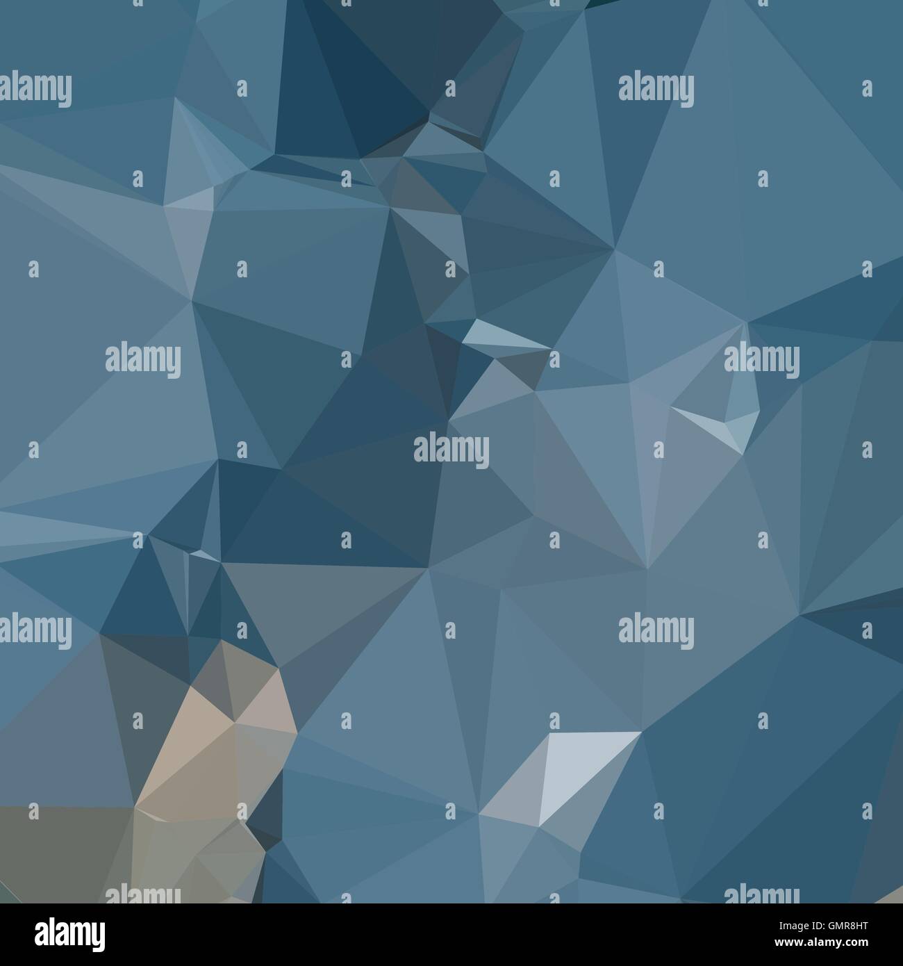 Cerulean Frost Blue Abstract Low Polygon Background Stock Vector Image ...