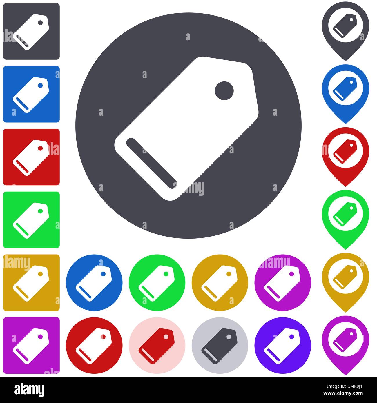 Tag map Stock Vector Images - Alamy