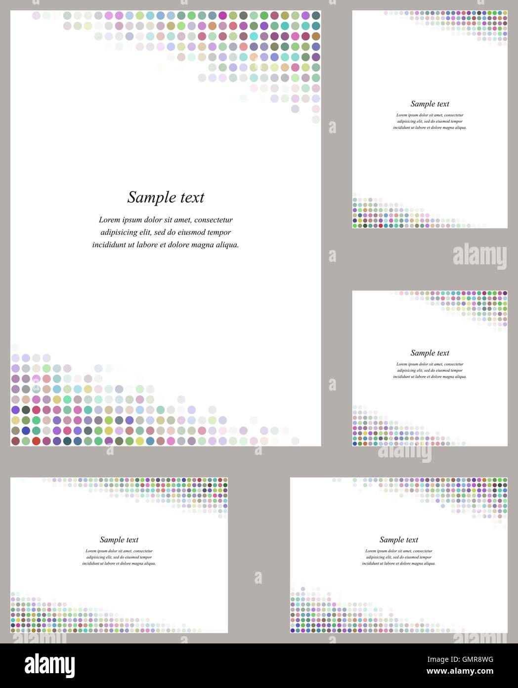Multicolor page Stock Vector Images - Alamy