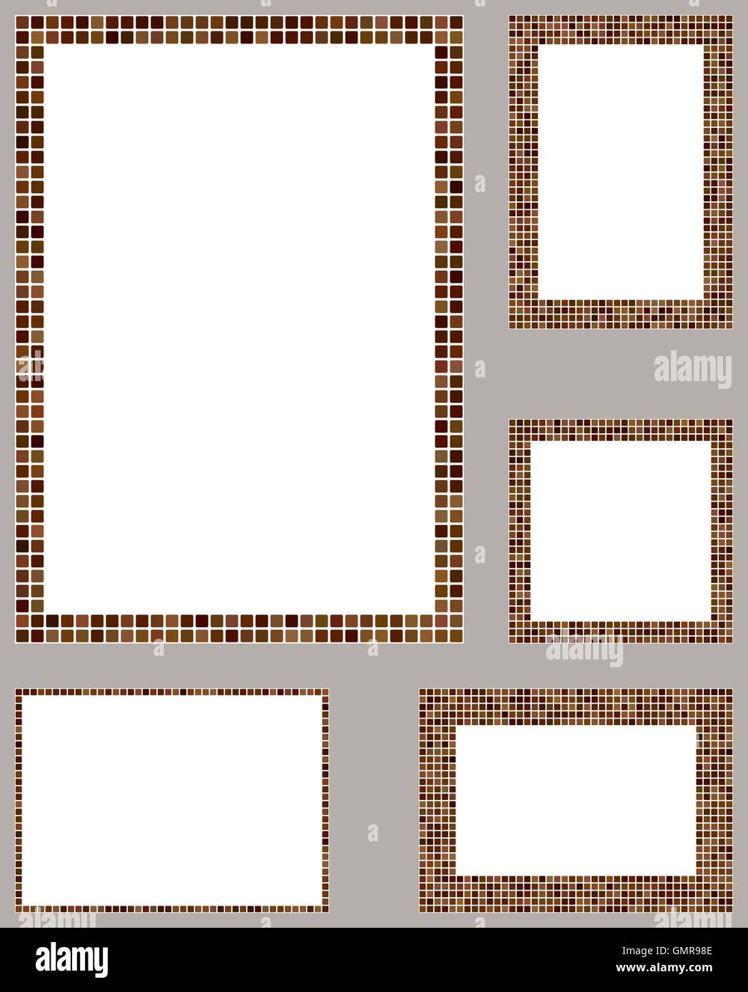 Mosaic layout Stock Vector Images - Alamy