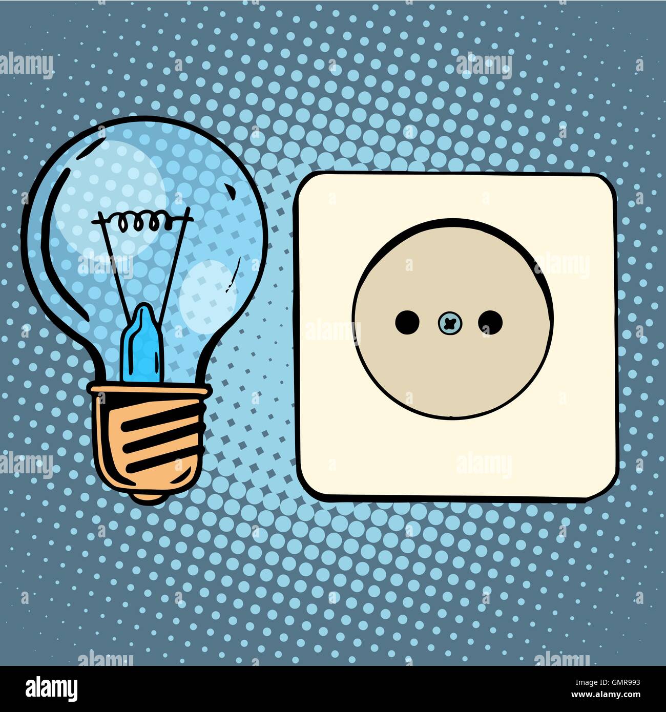 Light socket Stock Vector Images - Alamy