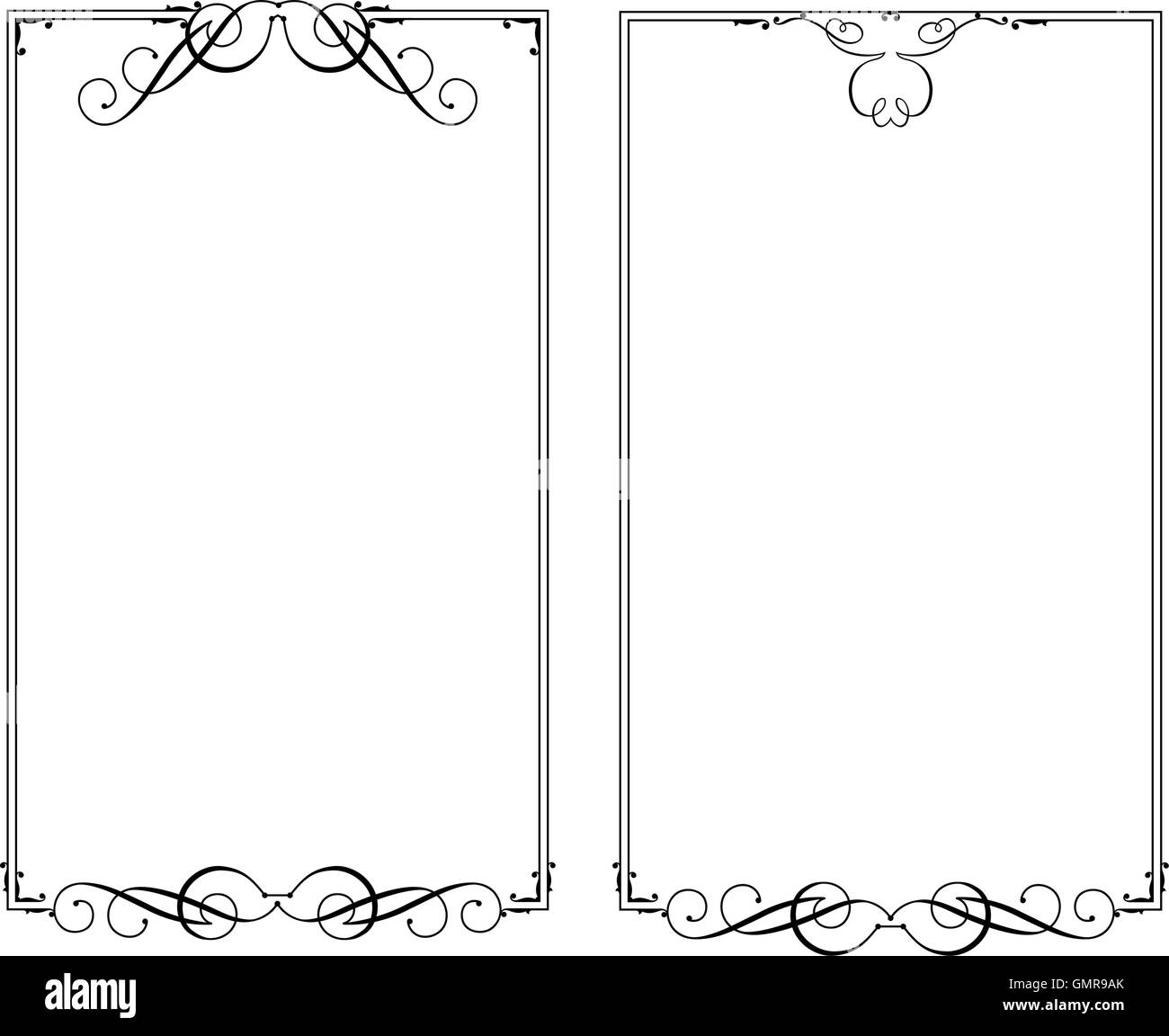 Frame Border Design Stock Vector Image & Art - Alamy