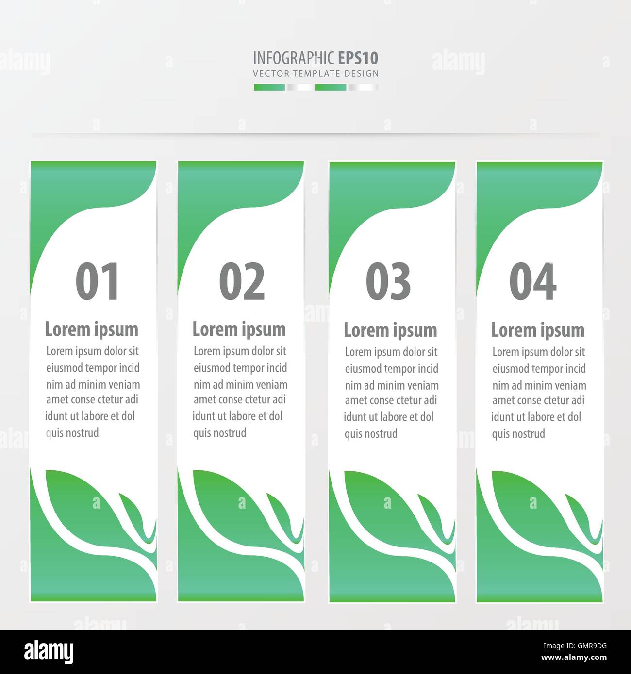 leaf style banner design green color Stock Vector Image & Art - Alamy
