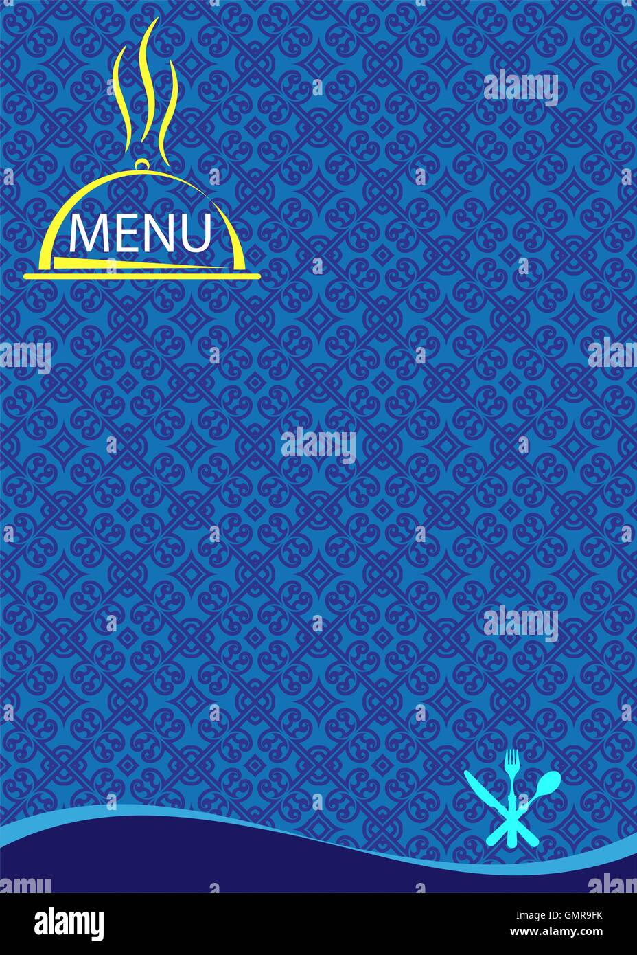 menu-card-design-template-stock-vector-image-art-alamy