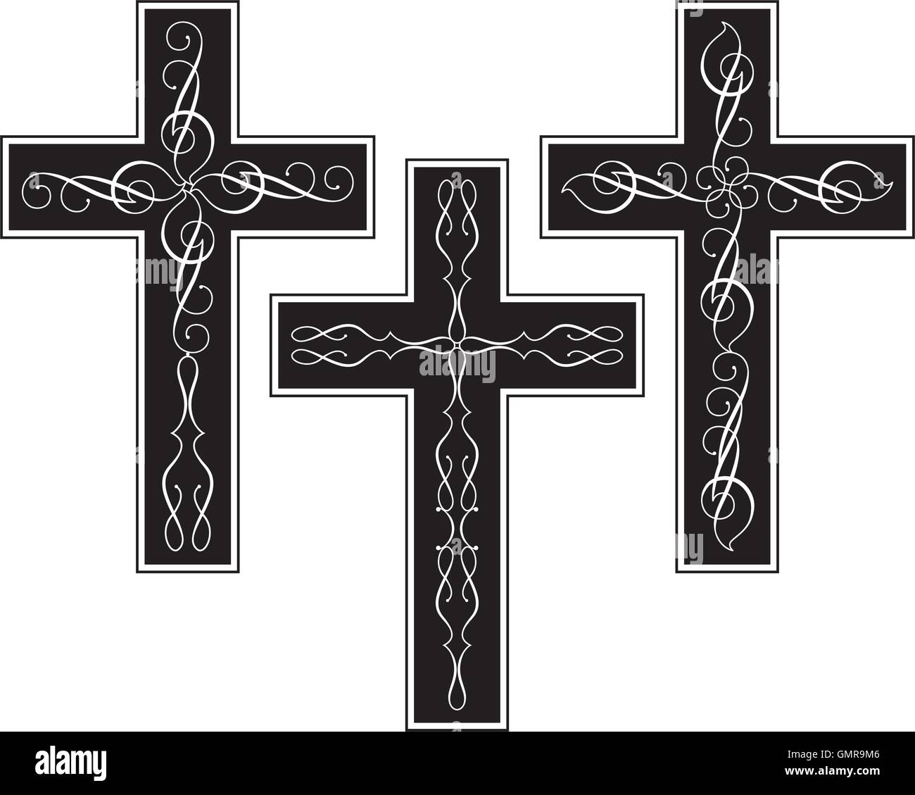 Christian Cross Design Stock Vector Image & Art - Alamy