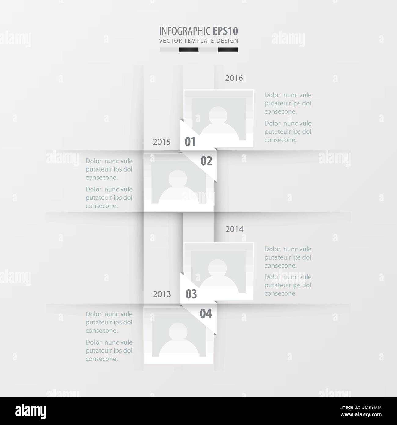 vector timeline design white color Stock Vector Image & Art - Alamy
