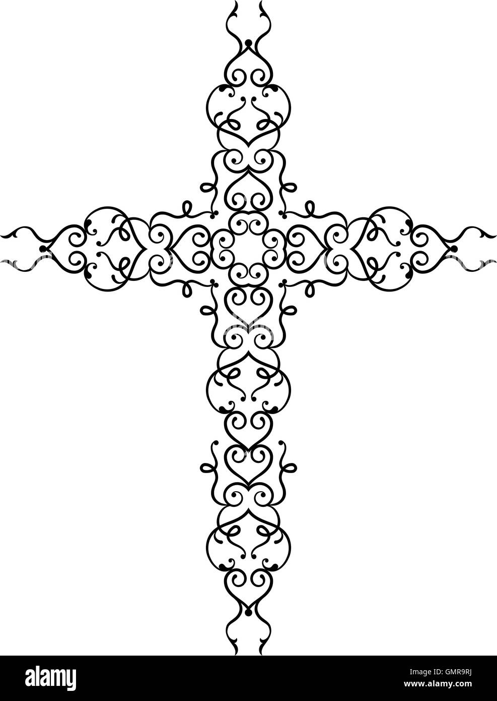 Cross Christian Design Stock Vector Image & Art - Alamy