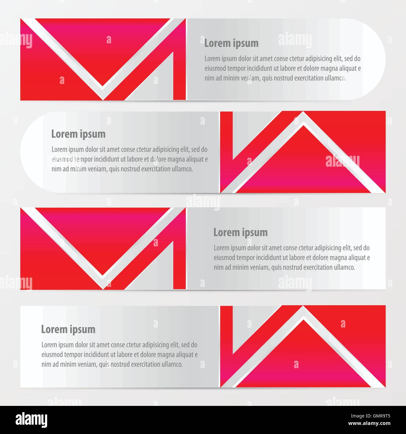 Banner vector template pink color Stock Vector Image & Art - Alamy