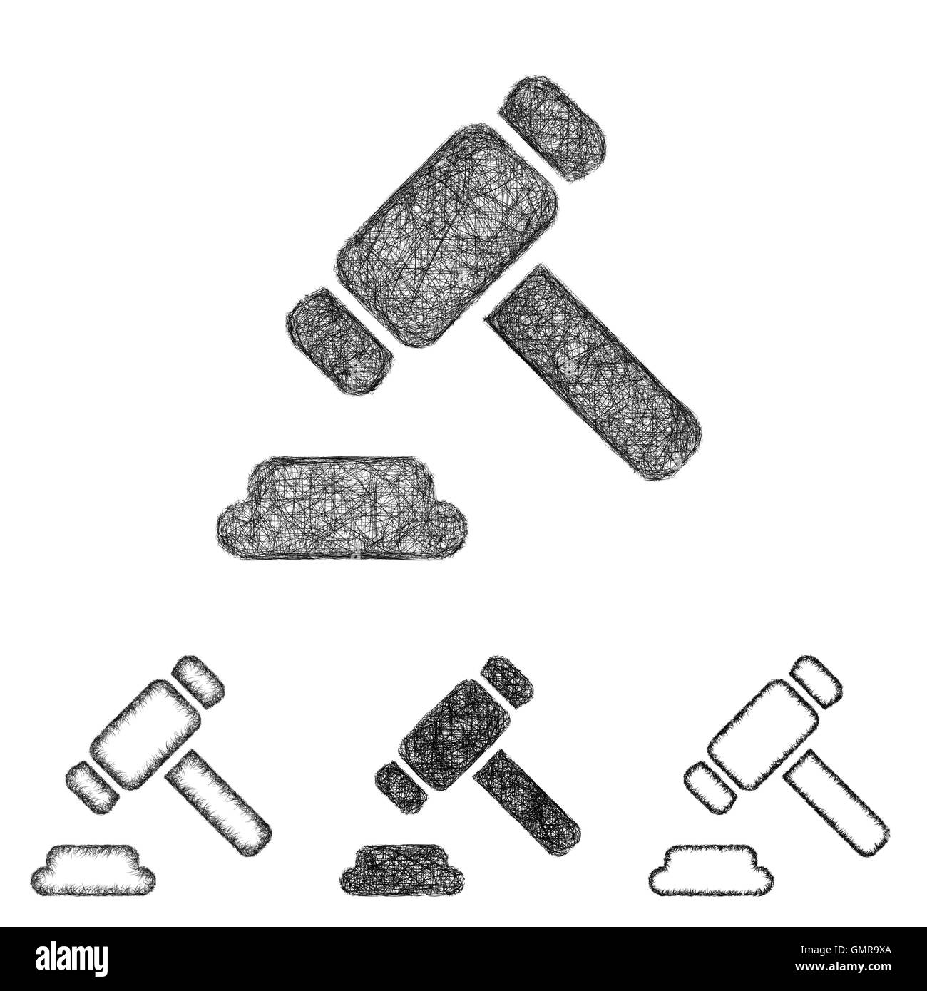 Courthouse line style icon Black and White Stock Photos & Images - Alamy